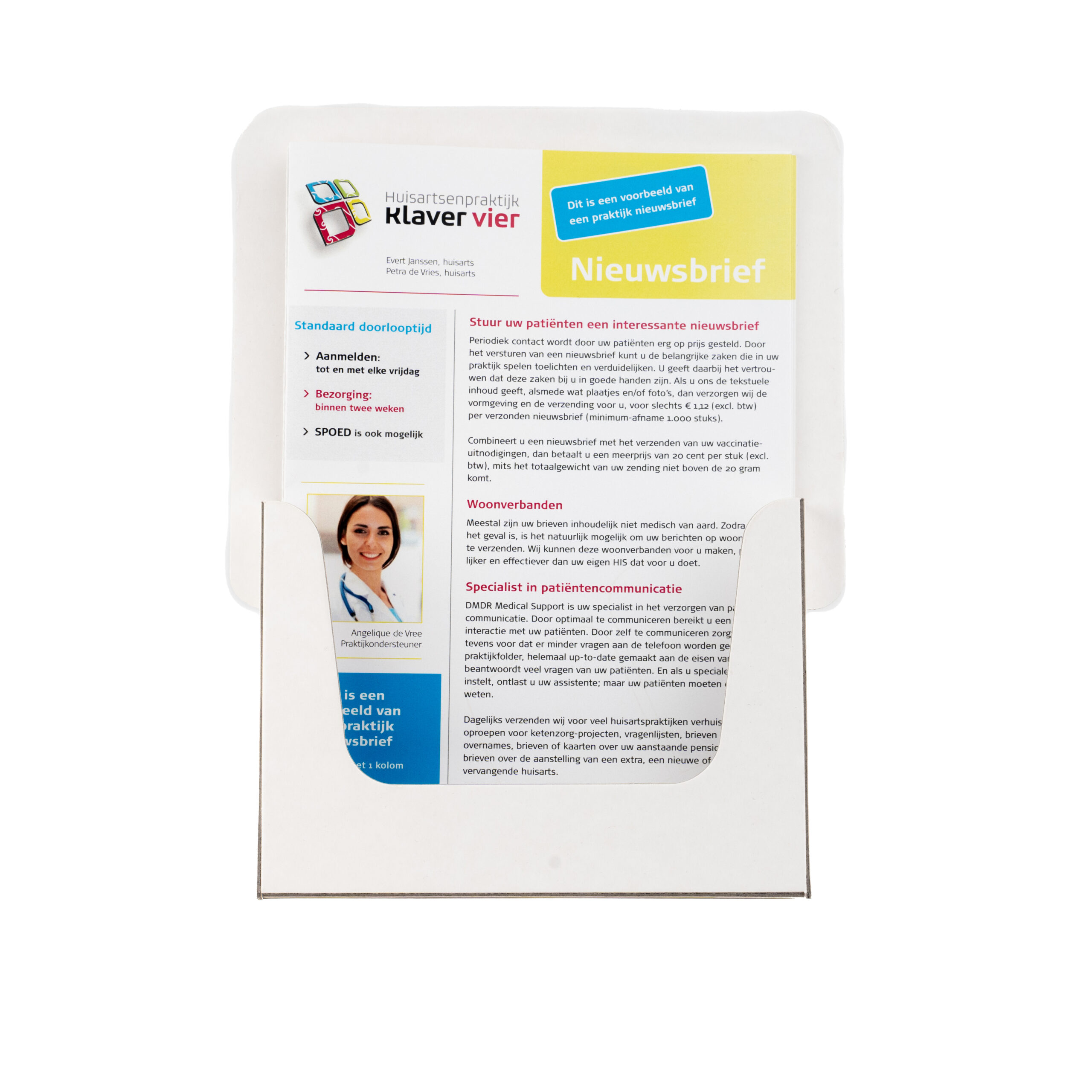 Folder standaard/display voor A5